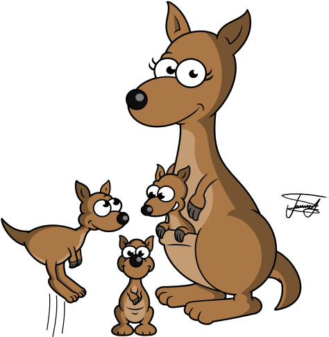 Kangaroo Cartoon Png Transparent Image - Kangaroos Cartoon Png ...