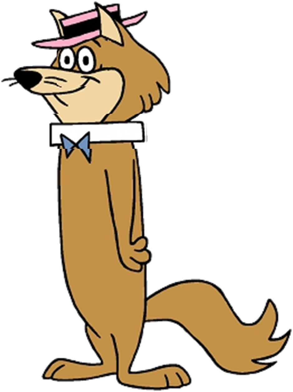 Hokey Wolf - Hanna Barbera Hokey Wolf - (940x1254) Png Clipart Download