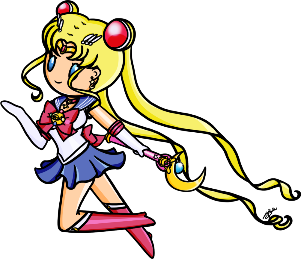 Chibi Sailor Moon Crystal - Chibi - (1024x865) Png Clipart Download