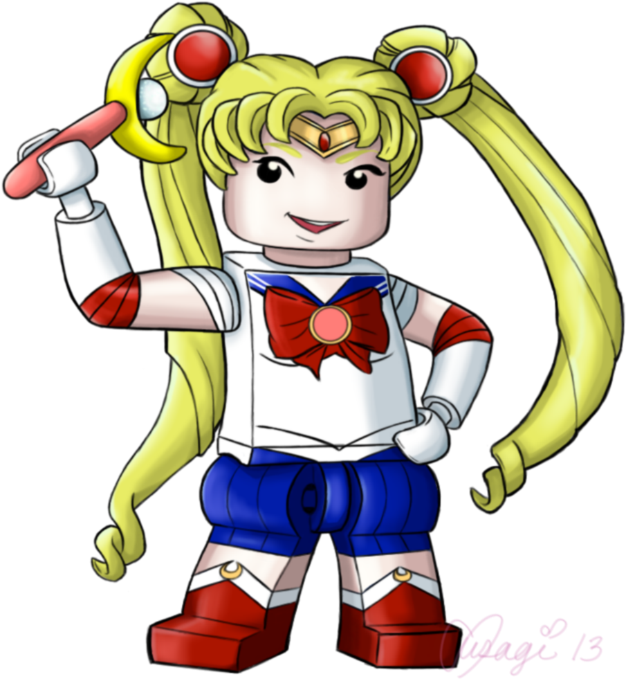 Lego Sailor Moon By Luvusagi Lego Sailor Moon By Luvusagi Cartoon 1024x1084 Png Clipart