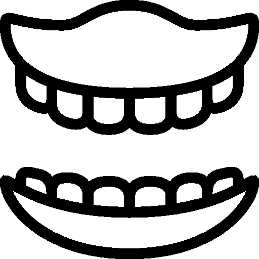 Healthcare False Teeth Icon - Mouth Tooth Icon Png - (512x512) Png ...