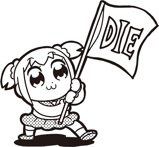 2 - Pop Team Epic Popuko - Full Size PNG Clipart Images Download