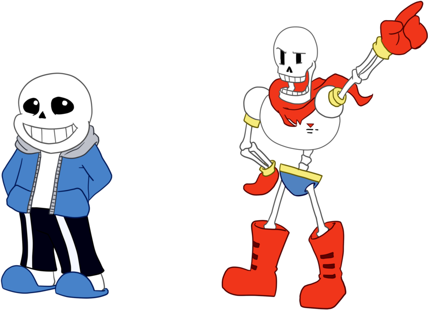 Sans And Papyrus - Papyrus - (1024x683) Png Clipart Download