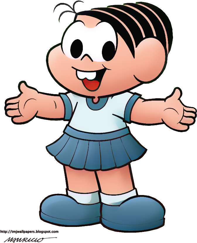 Lindas Gifs E Imagens - Monica's Gang - (700x900) Png Clipart Download