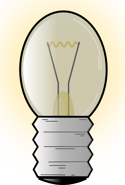 Free Vector Electronic Light Bulb Clip Art - Light Bulb Clip Art - Full ...