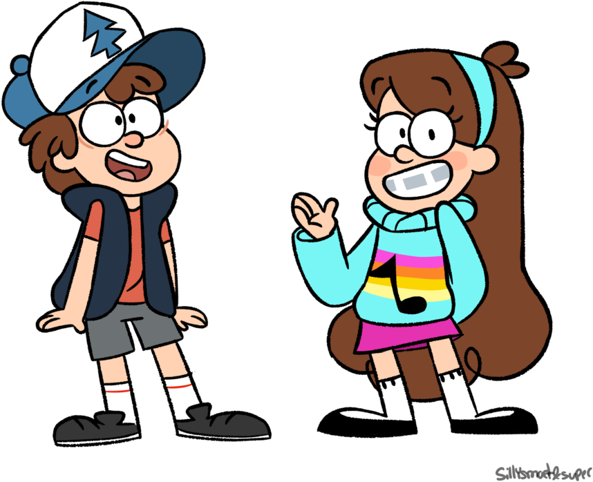 Dipper And Mabel By Pastelroll - Dipper Pines - (1024x745) Png Clipart ...