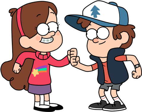 Dipper And Mabel From Gravity Falls - Mabel Gravity Falls - (597x411 ...