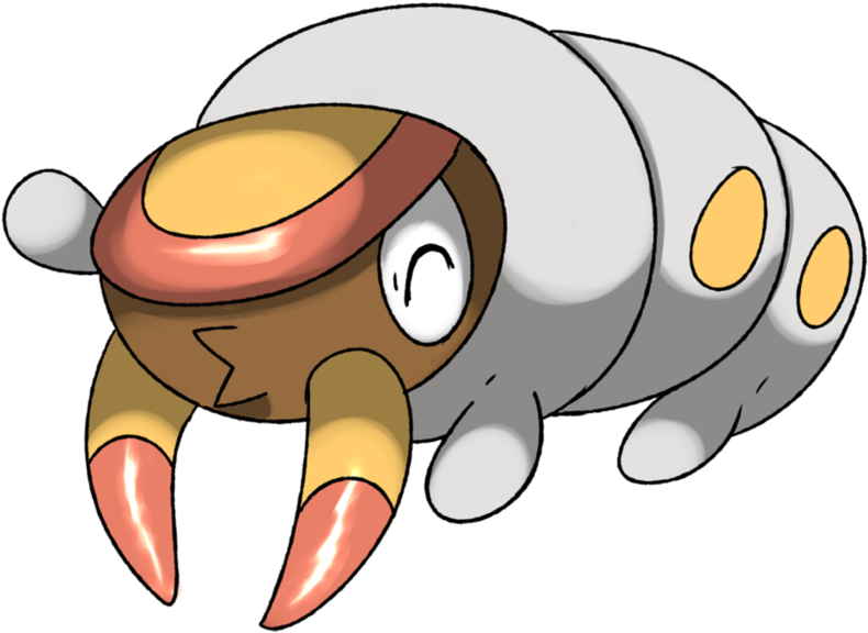 Grubbin's Custom Art By Phatmon - Cartoon - (894x894) Png Clipart Download