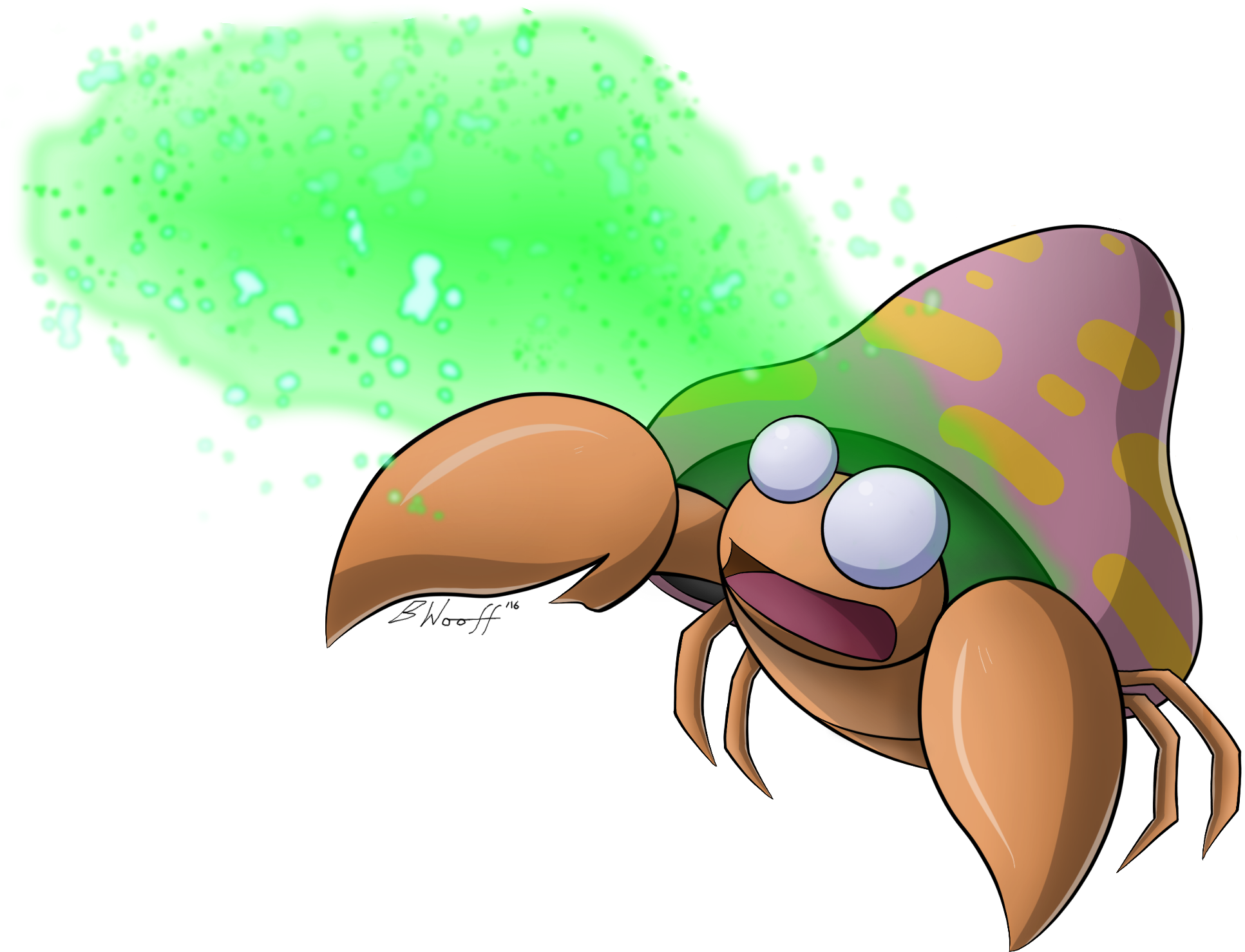 Parasect Used Spore By Freqrexy - Spore Pokemon Move - (1962x1504) Png ...