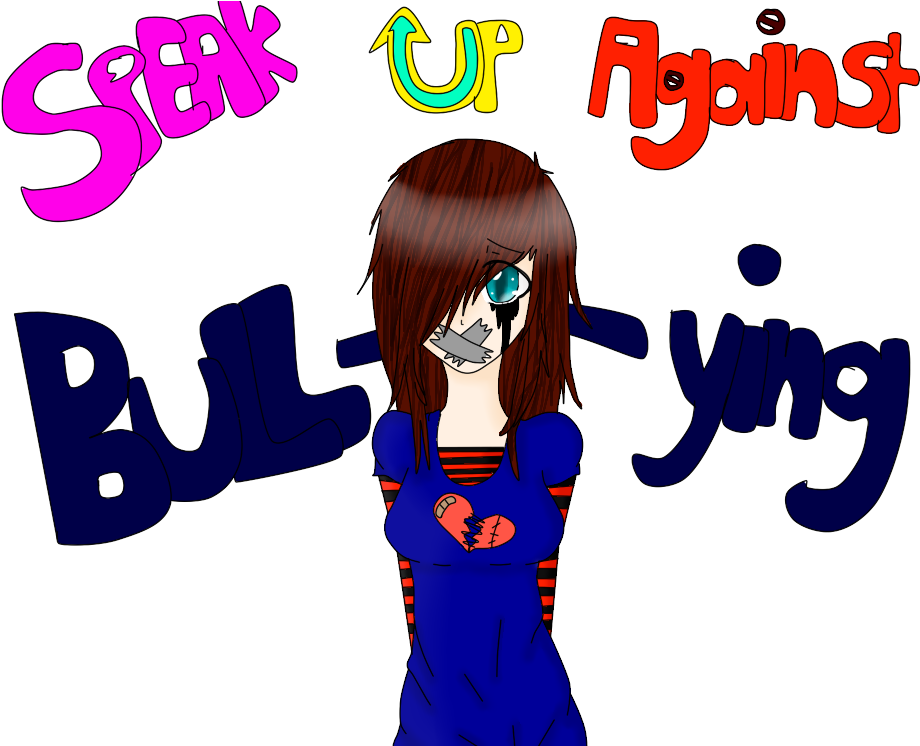 Speak Up Against Bullying By Cursed-obesession - Cartoon - (1024x745 ...