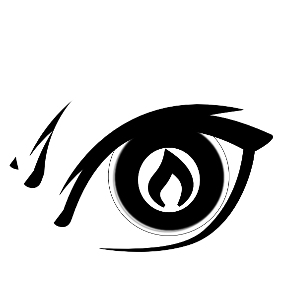 Burning Eyes Png - (570x597) Png Clipart Download