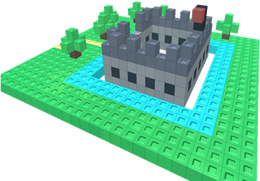 Mini World Castle - Construction Set Toy - (420x420) Png Clipart Download