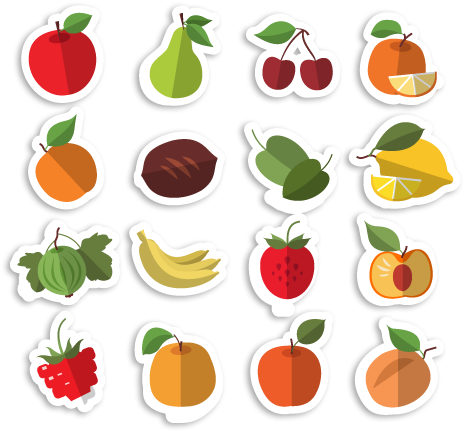 Fruits - Illustration - Full Size PNG Clipart Images Download