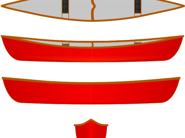 Canoe Clipart Red Canoe - Knarr - (640x480) Png Clipart Download