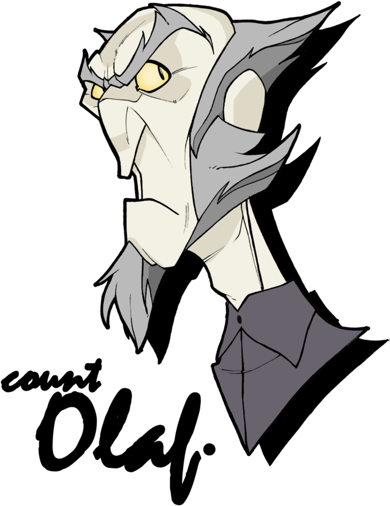 Count Olaf By Mrgreenlight - Count Olaf Cartoon Transparent - (789x1012 ...
