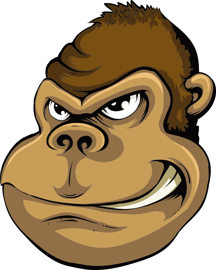 Angry Monkey Drawing Cartoon Illustration - Angry Monkey Png Cartoon ...