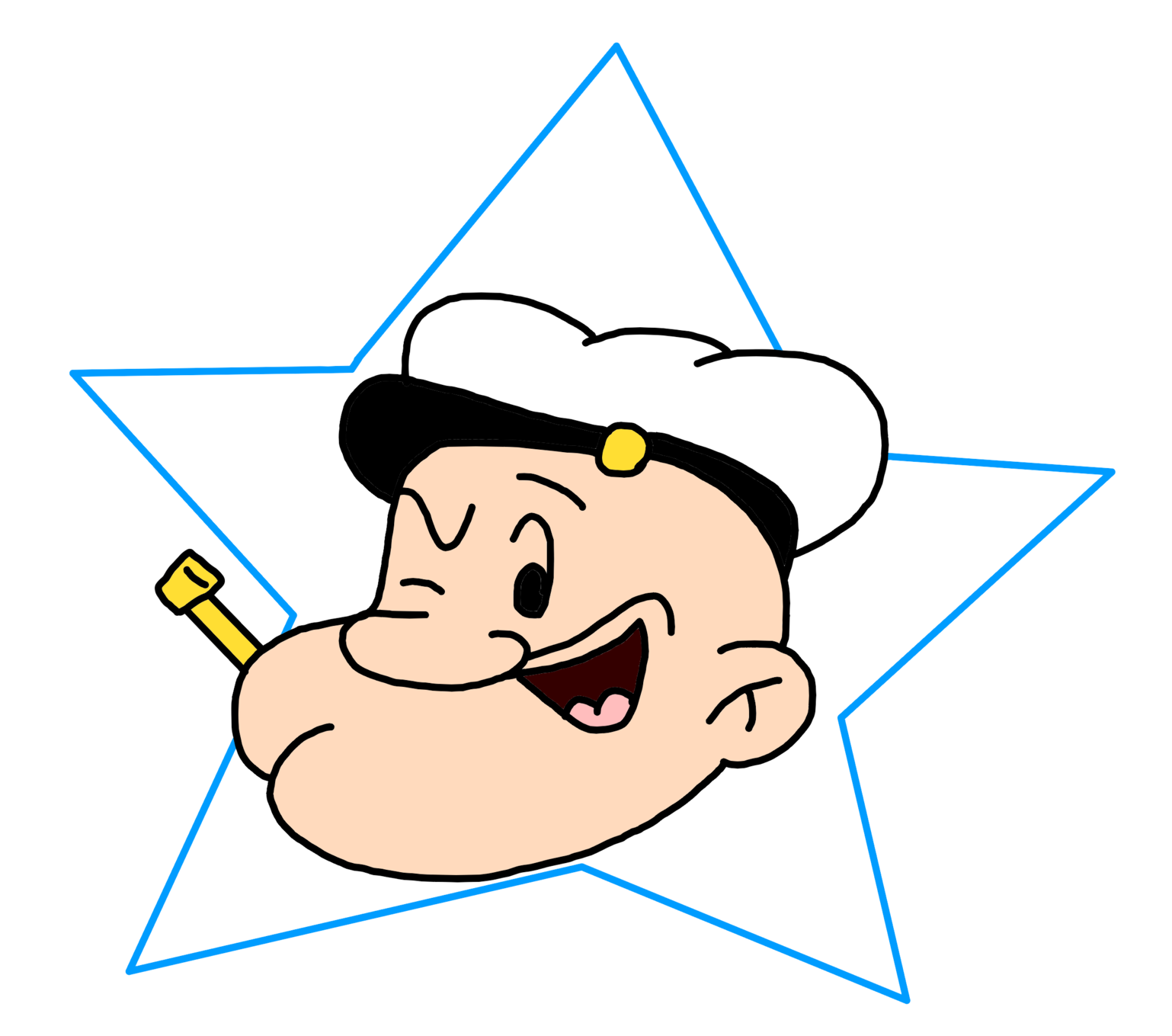 Popeye Headshot From Star By Marcospower1996 Popeye - Popeye Headshot ...