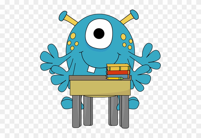 Four Arm Monster At School Desk - Four Arm Monster At School Desk ...