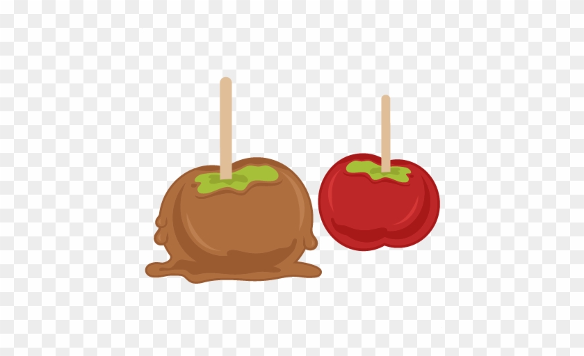 Candied Apples Svg Cutting Files For Scrapbooking Fall - Caramel Apple ...