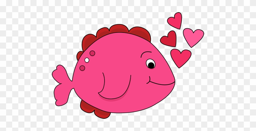 Cute Valentine\'s Day Fish Clip Art Cute Valentine\'s - Valentine Fish ...