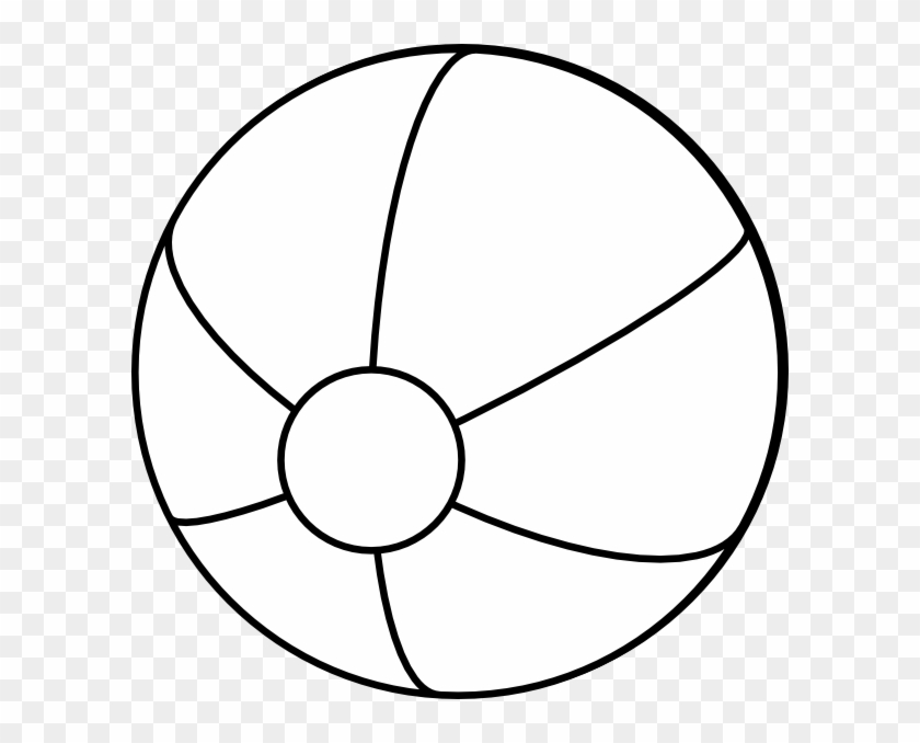 Beach Ball Template Beach Ball Coloring Page Free Transparent PNG 