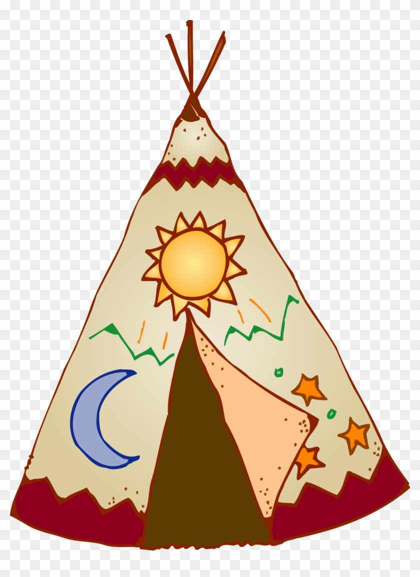 Native American Teepee Clipart - Cartoon Teepee Png - Full Size PNG ...