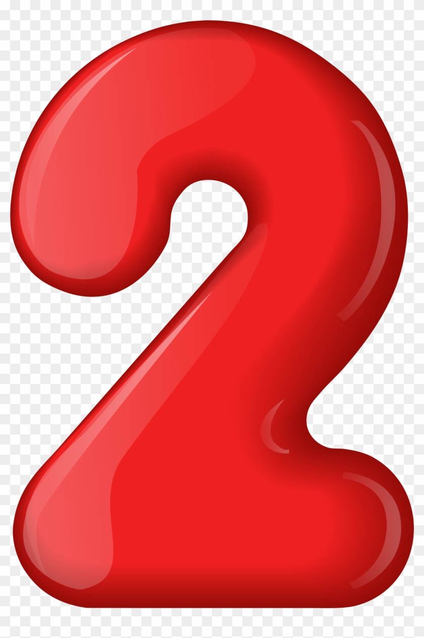 Red Number Two Transparent Png Clip Artu200b Gallery - Red Number Two ...