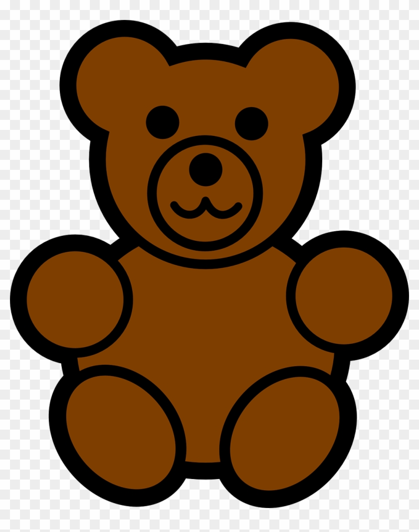 Bear Clip Art At Clker - Gummy Bear Coloring Pages - Full Size PNG ...