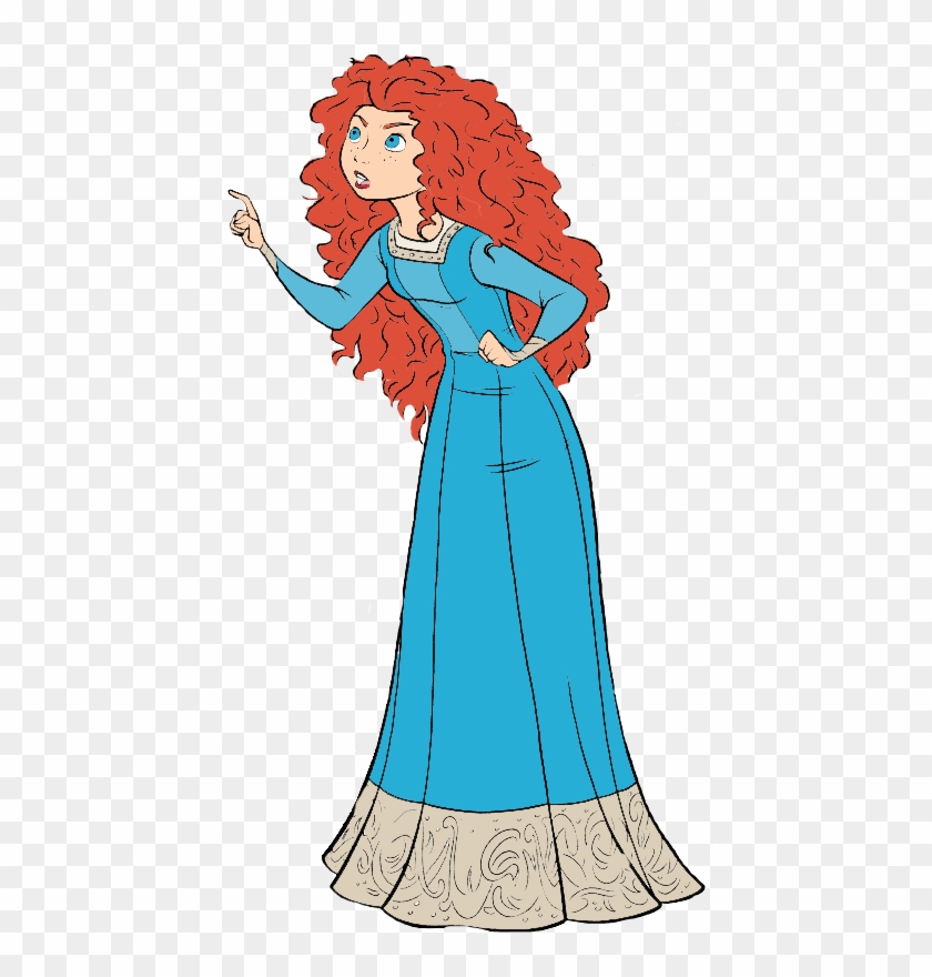 Princesses Clip Art - Merida - Full Size PNG Clipart Images Download