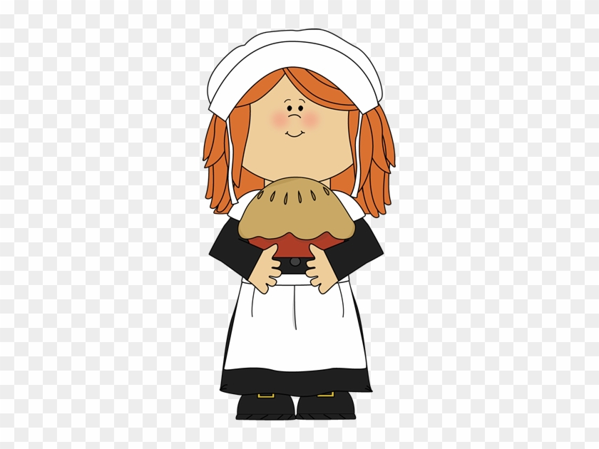 Pilgrims Thanksgiving Cliparts - Thanksgiving Pilgrim Girl Clipart ...