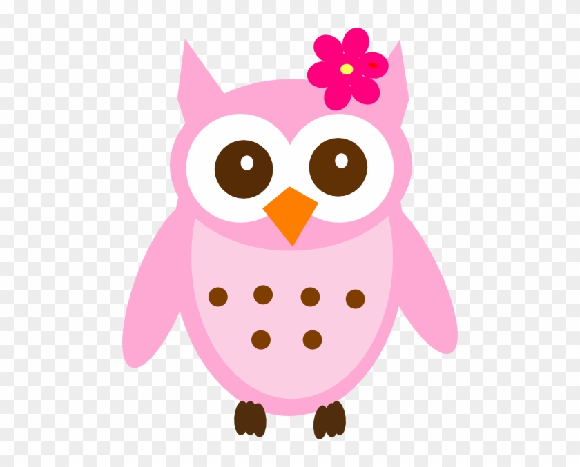 Pink Baby Owl Clip Art At Clker - Clip Art Baby Owl - Full Size PNG ...