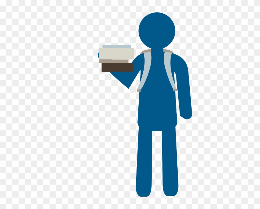 Clipart Info - Student Clipart Blue - Full Size PNG Clipart Images Download