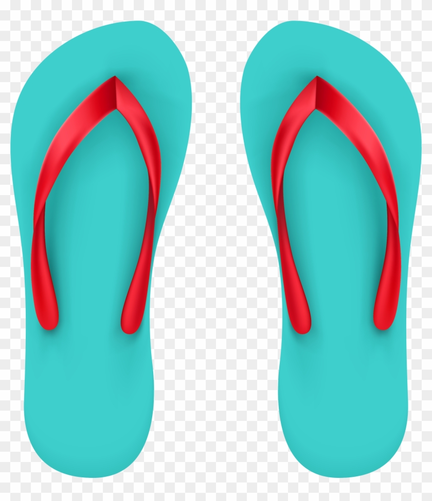 Beach Clipart Flip Flops - Summer Shoes Clip Art - Full Size PNG ...
