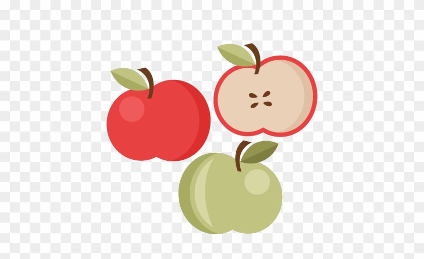 Apple Set Svg Cutting Files Apple Svg Cut File Cute - Miss Kate Cute ...