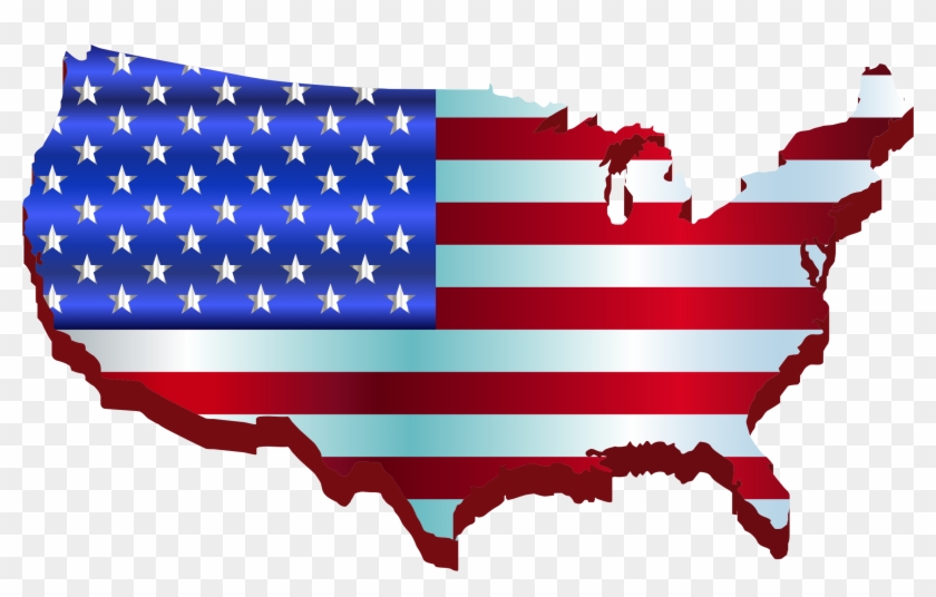 Us Map Clipart Transpatent 3d America Map Flag - Cbd Legal In All 50 ...