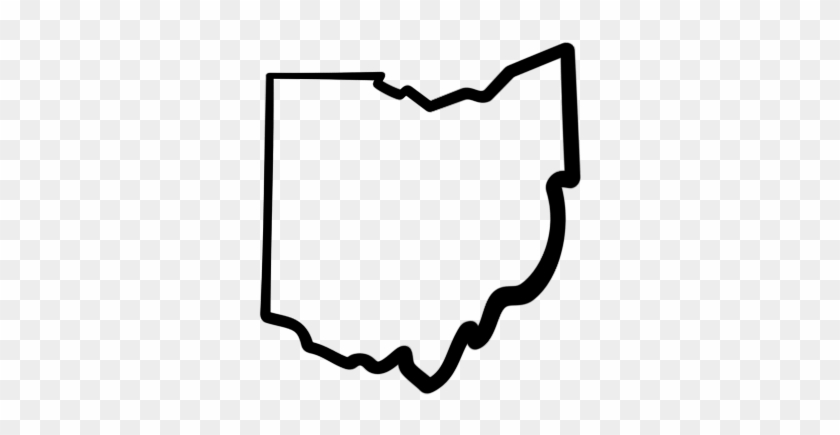 Ohio Icon - Ohio Black And White - Full Size PNG Clipart Images Download