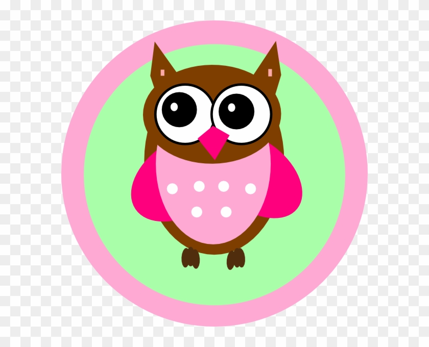 Pink Owl Tag Clip Art - Baby Shower Poems For Girl - Full Size PNG ...