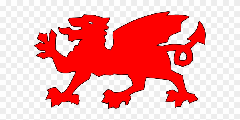 Red Welsh Dragon - Full Size PNG Clipart Images Download