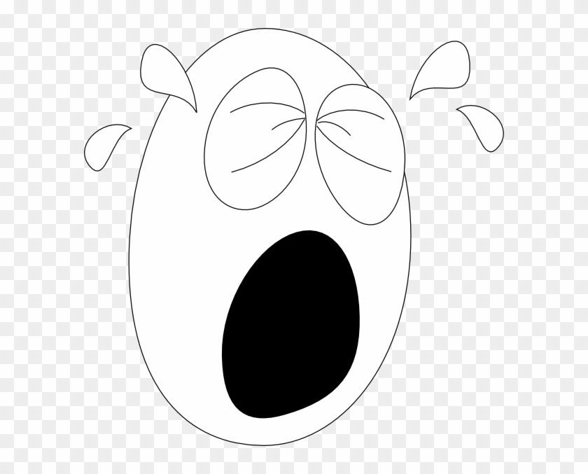 Crying Face Clip Art - Crying Face For Coloring - Full Size PNG Clipart ...