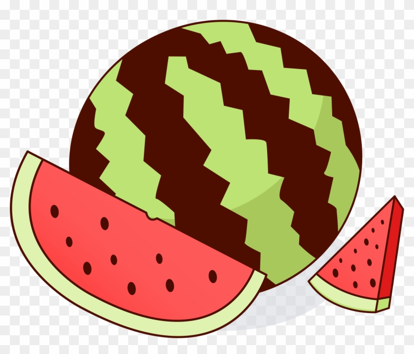 Clipart - - Clipart Watermelon - Full Size PNG Clipart Images Download