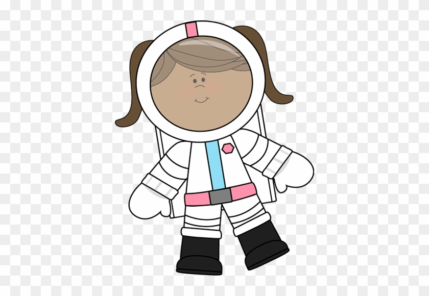 Girl Astronaut Floating - Astronaut Clip Art - Full Size PNG Clipart ...