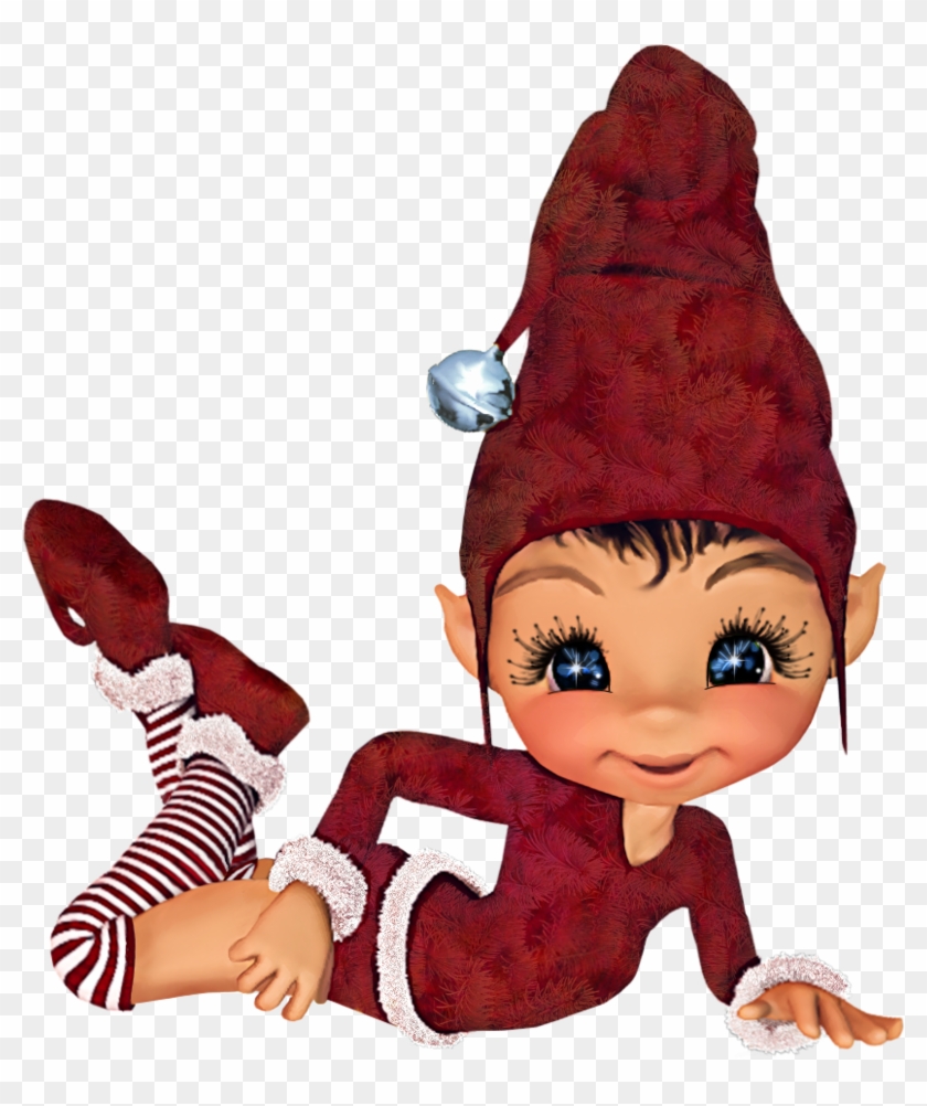 Christmas Elf Blue-silver By Myriadelle On Clipart - Christmas Elf ...