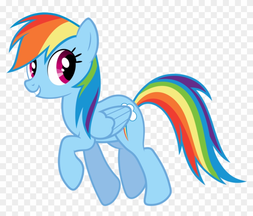 Rainbow Dash Vector - Friendship Is Magic Rainbow Dash - Full Size PNG ...