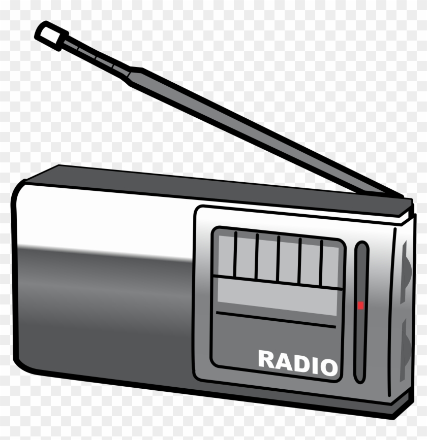 Radio Boombox Fm Broadcasting Tape Recorder Clip Art - Radio Boombox Fm ...