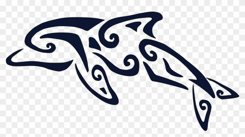 Maori Dolphin Designs - Full Size PNG Clipart Images Download