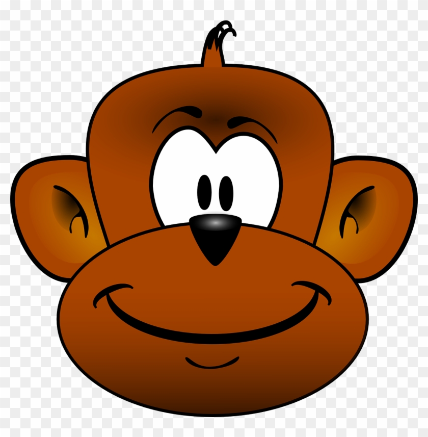 Clipart Info - Cartoon Monkey Head - Full Size PNG Clipart Images Download