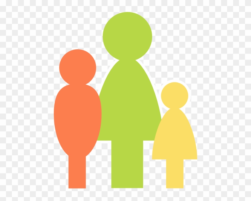 Single Parent Familiy Clip Art - Full Size PNG Clipart Images Download