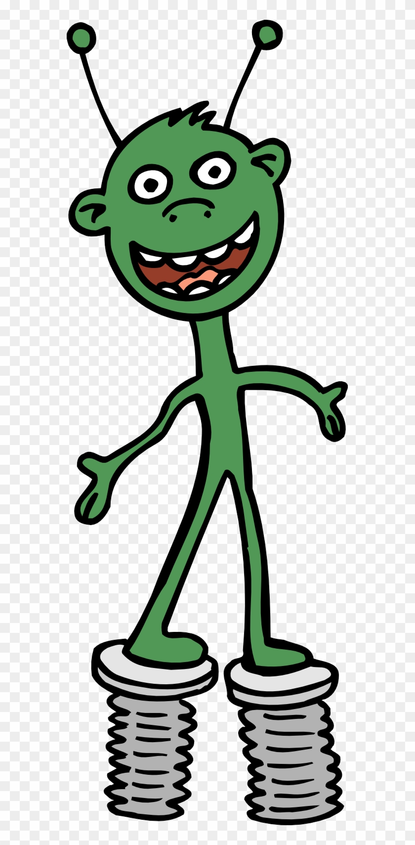 Alien Black White Line Art 999px 147 - Scalable Vector Graphics - Full ...