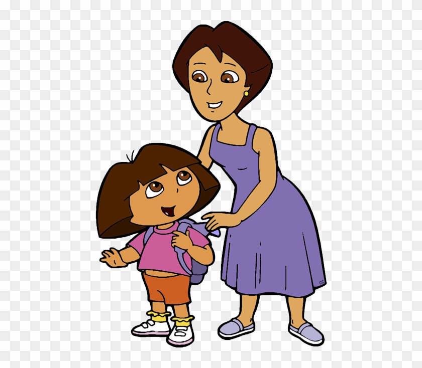 Dora And Her Mother Or Mami, Elena Marquez - Dora The Explorer Mami ...