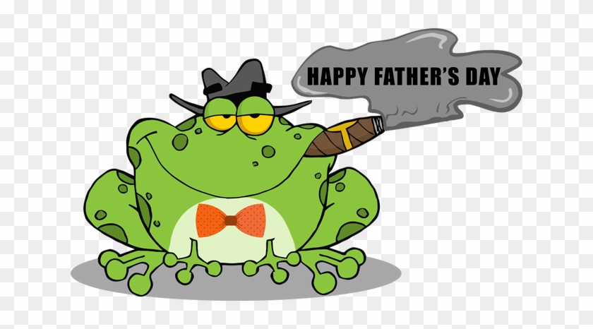 Interesting Fun Facts Father ' S Day Clipart - Frog Prince Holding A ...